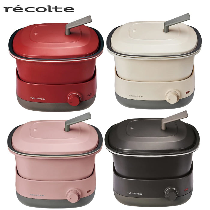 樂樂JAPAN日本代購｜日本 recolte 麗克特 Carre RPD-4 調理鍋 多功能料理鍋 料理鍋 電火鍋 蒸鍋 煮鍋 炒鍋 燉鍋 ...